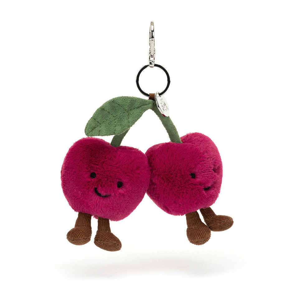 Jellycat 可愛車厘子鎖匙扣 | Amuseables Cherries Bag Charm 16cm
