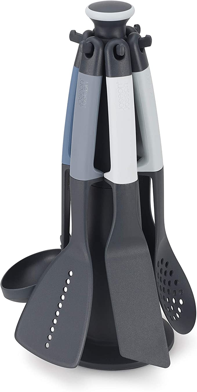 Joseph Joseph Elevate™ Carousel 6-piece Kitchen Tool Set - Blue | Elev